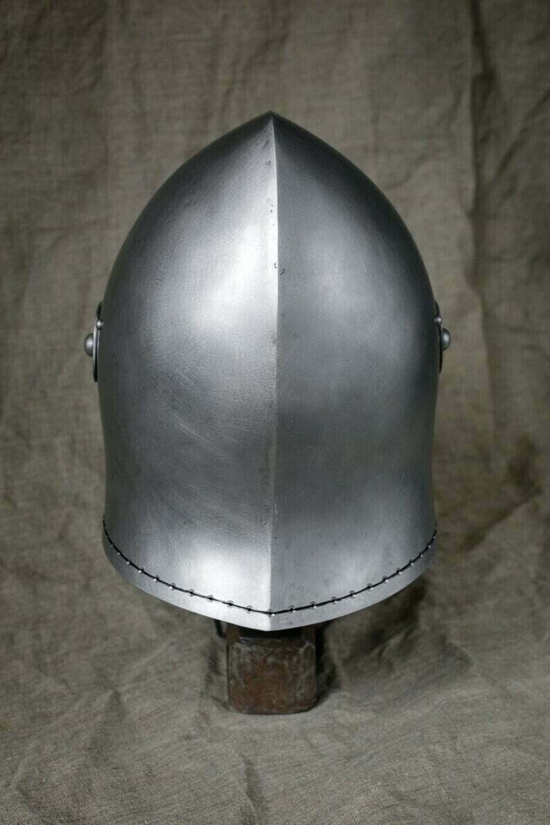Medieval Combat Bascinet Helmet Griffon Custom HNB 16 Gg Steel ...