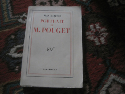 Jean GUITTON: portrait de M. Pouget | eBay