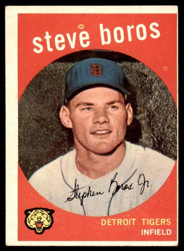 1959 Topps Steve Boros 101 Baseball Cards #331 | eBay