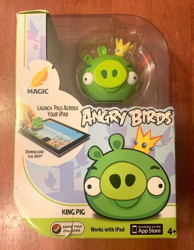 NIB MAGIC ANGRY BIRDS KING PIG FIGURE FOR USE WITH iPad Download Free ...