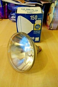 REDUCED! Vintage German Light Bulb General Electric Flood Par 38 150w ...