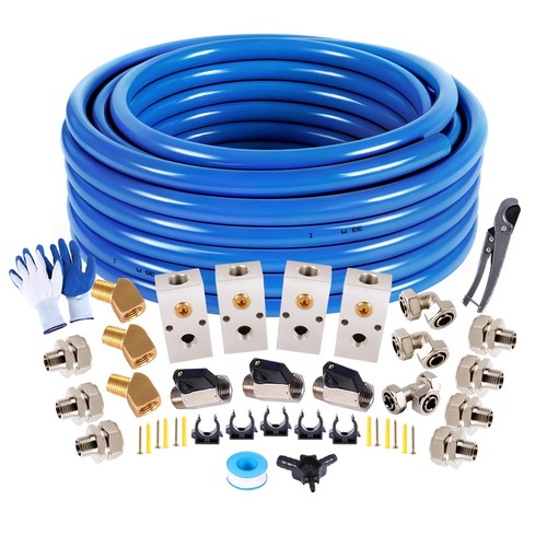 Shop Air Line Kit Compressed Air Piping System 1/2"×150'&260' HDPE Air ...