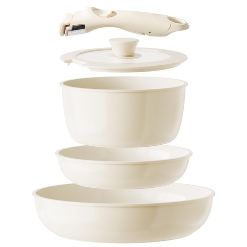 Ceramic Pots and Pans Set Non Stick, Nonstick Kitchen Cookware Sets ...