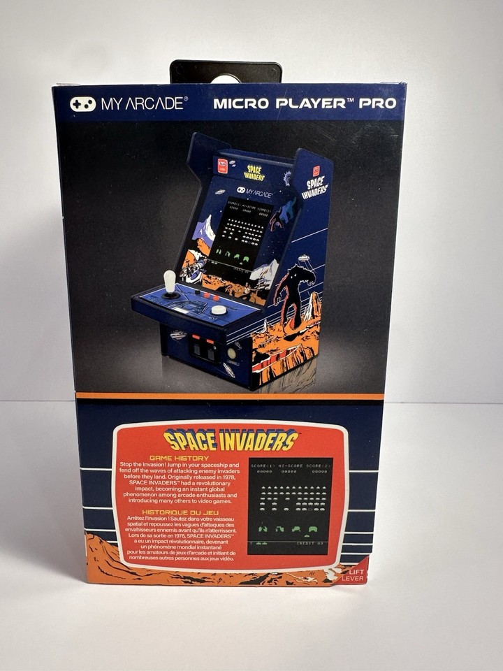 MY ARCADE SPACE INVADERS MICRO PLAYER PRO: 6.75" MINI ARCADE MACHINE VIDEO GAME | eBay