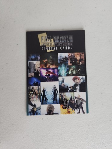 Final Fantasy VII Anniversary Art Museum Trading Card Promo With ...