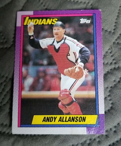 1990 Topps Baseball Card #514 Andy Allanson - Cleveland Indians | eBay