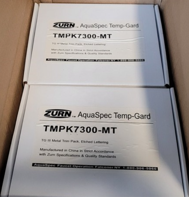 LOT OF 2 Zurn AquaSpec Temp-Gard TMPK7300-MT Shower / Bath Faucet Hot ...