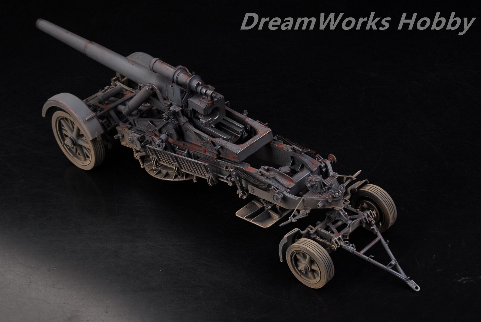 Award Winner Built Trumpeter 1/35 German 21 cm Morser 18 Heavy ...