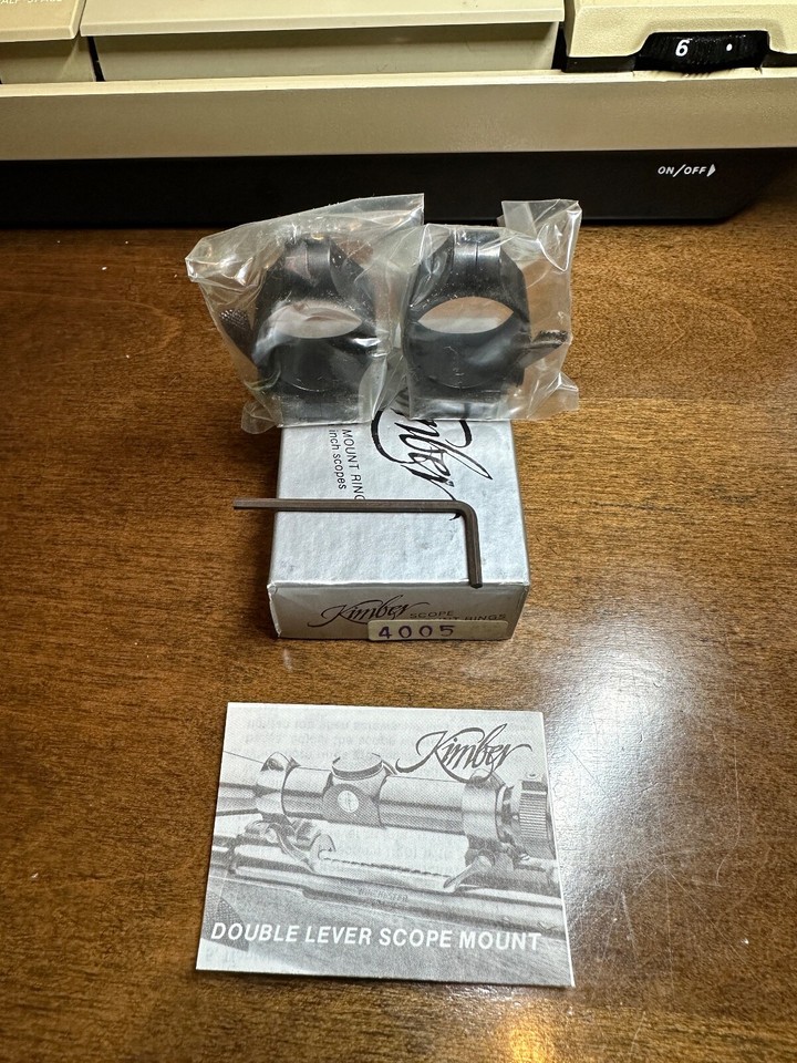 Kimber of Oregon Deluxe Rings Vertical Split M-82 M-84 FREE SHIPPING | eBay