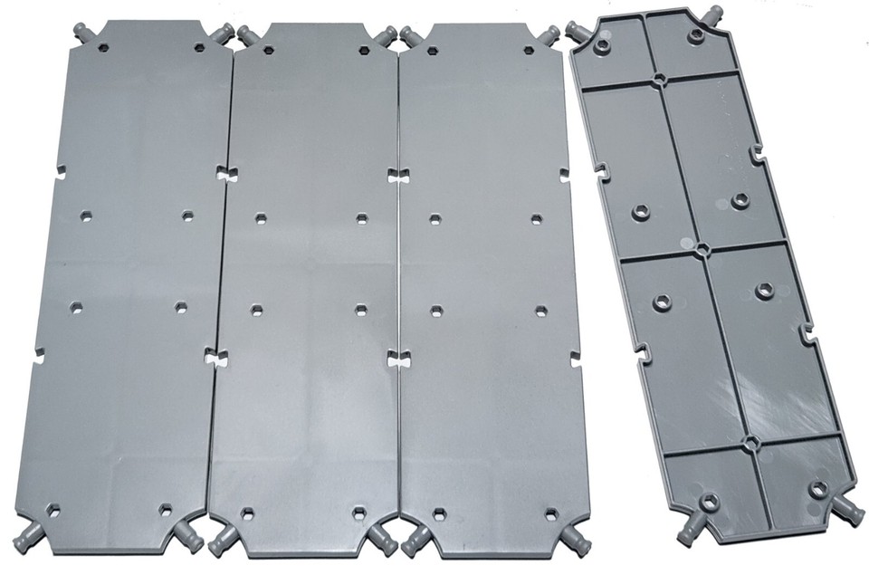 4 Rare K'NEX Light Gray Large Rectangle Panels Platform Plate 8.38 ...