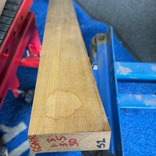 Roasted QS Quarter sawn White Hard Maple🍁Guitar Neck 1.1x3.5X29 KD ...