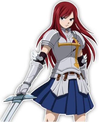 Erza Anime JDM Anime Car Window Decal Sticker 015 | eBay