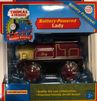 Thomas & Friends Wooden Railway Train 2010*BATTERY POWERED LADY ...