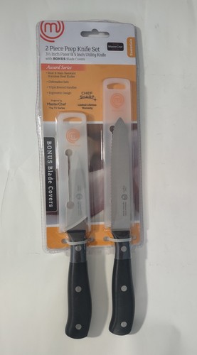 MasterChef 2-Piece Prep Set 5" UTILITY & 3.5" PARING KNIFE w/ Blade ...