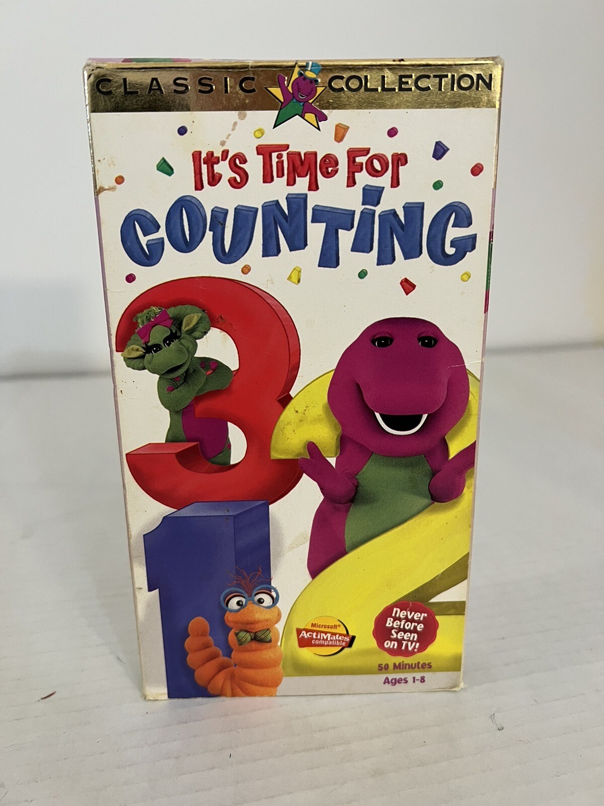 Barney VHS Its Time For Counting 45986020222 | eBay