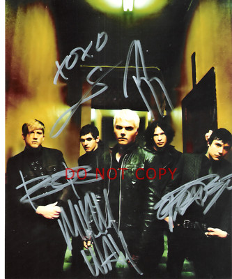 My Chemical Romance band SIGNED reprint 8x10 Photo Autographed RP #3 | eBay