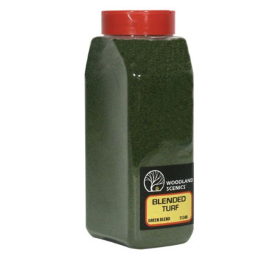 Woodland Scenics T1349 Blended Turf Shaker, Green (50 cu. in ...