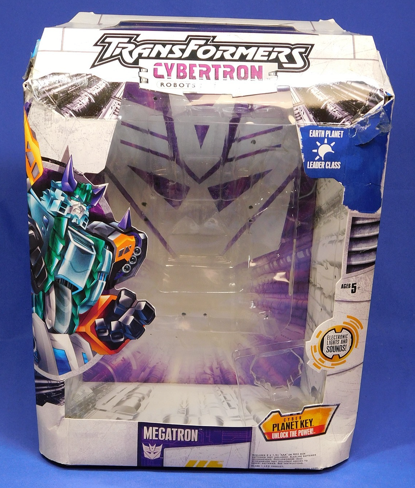 TRANSFORMERS CYBERTRON MEGATRON LEADER CLASS 2005 COMPLETE WITH BOX ...