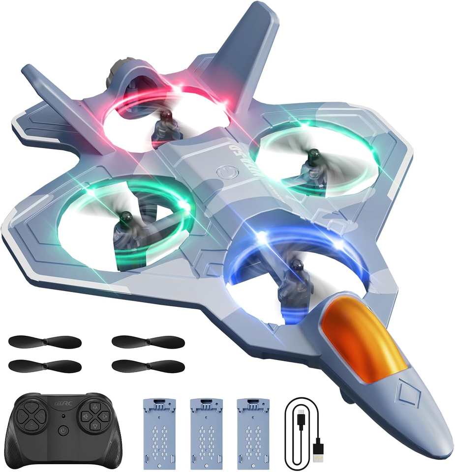 RC Planes Remote Control Airplanes with 3 Batteries, Foam Remote ...