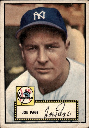 Joe Page 1952 Topps #48c New York Yankees | eBay