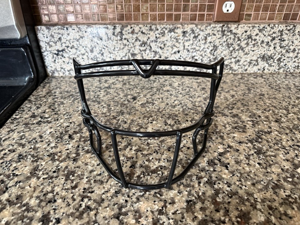 Custom Riddell SpeedFlex OBJ Football Helmet ZRSF-2BD-SW-HP Black Face ...