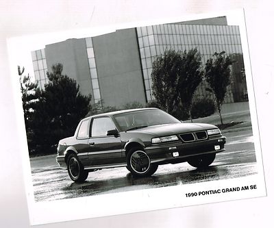 1990 Pontiac GRAN AM Factory Press Kit Photo : SE | eBay