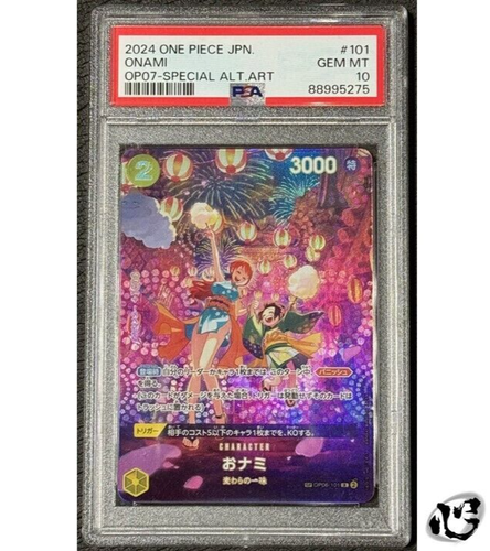 PSA 10 ONami SP OP07 OP06-101 500 Years In The Future nami ONE PIECE ...