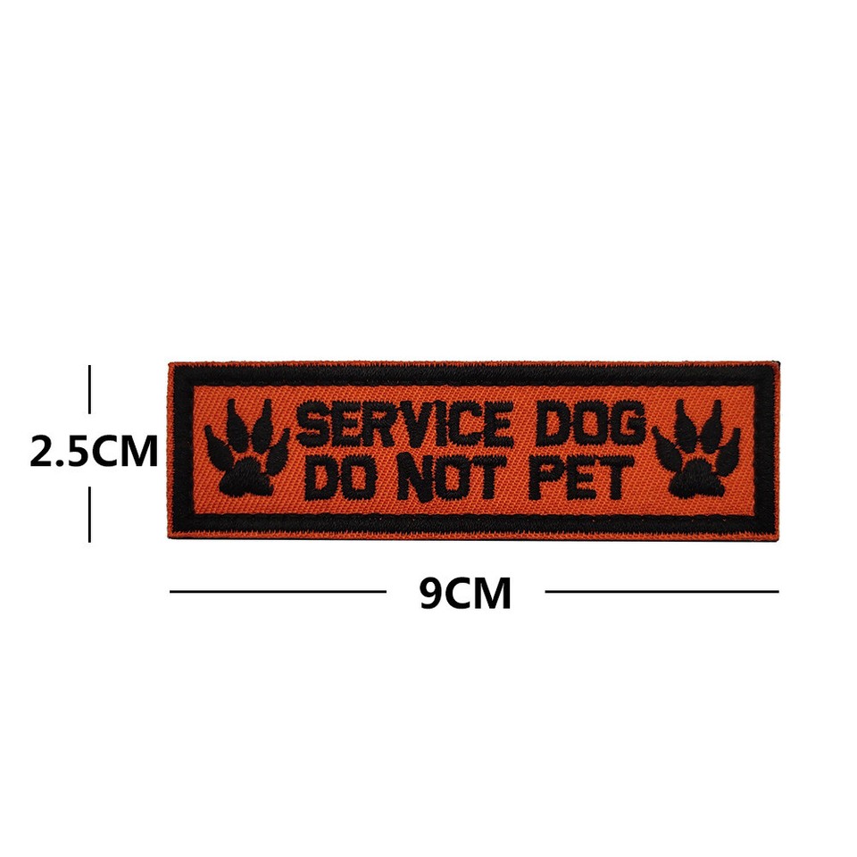 2 PC Embroidery Search and Rescue SAR Service Dog Hook Loop Patch ...