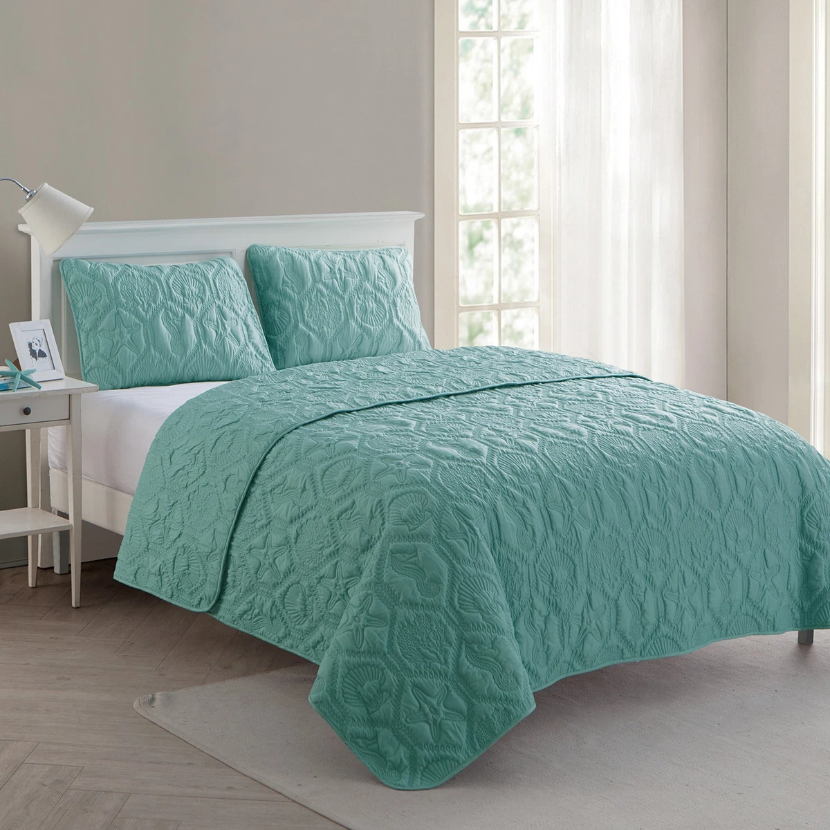 Teal Coverlet