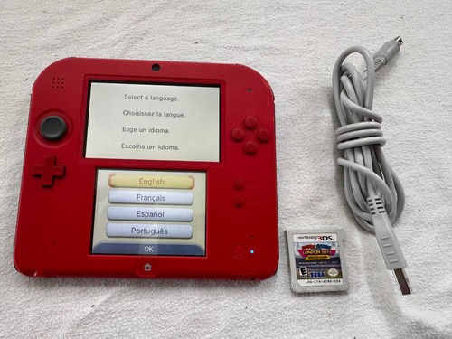 Nintendo 2DS Console Red + Mario Sonic London 2012 Game | eBay