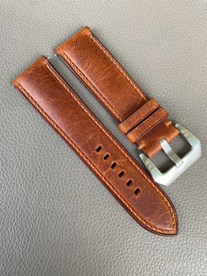 Genuine Cow Leather Watch Strap Band Size1415 16 17 18 19 20 21 22 23 ...