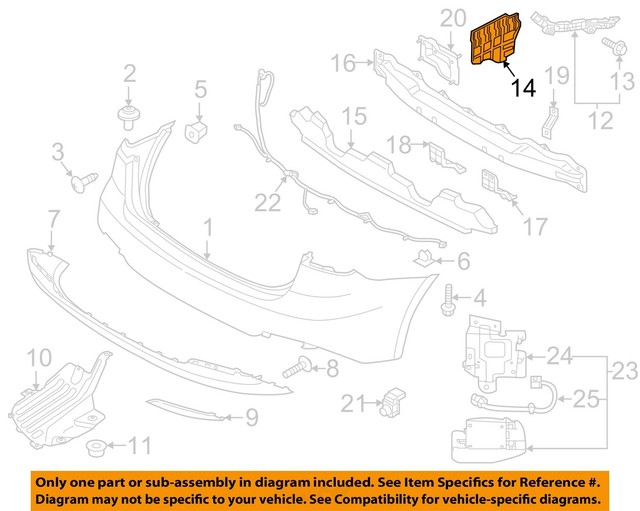 Kia 86652A7000 Genuine OEM Bumper Guard for sale online | eBay