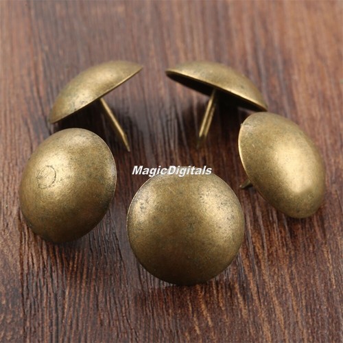 20Pcs mobili antichi bronzo Tappezzeria Chiodi Bullette HARDWARE ...