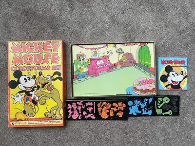 Vintage 1970'S Colorforms MICKEY MOUSE with PLUTO #465 | eBay
