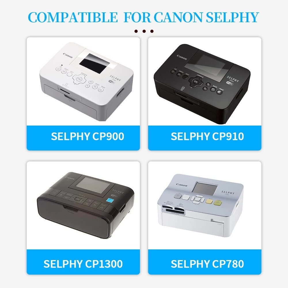 3X Canon KP-108IN Selphy 4x6 Color Ink Paper Set 324 Sheets W/ 9 Toners ...