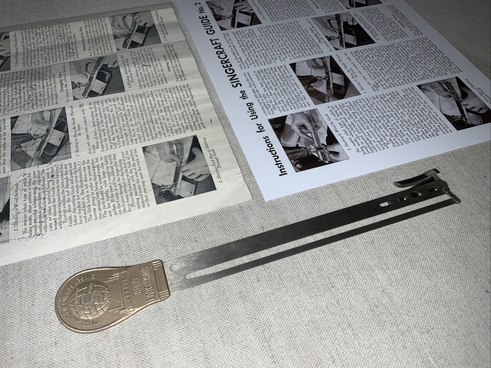 Vintage Singer Sewing Art Guide No.2 Singercraft Guide 120987 with ...