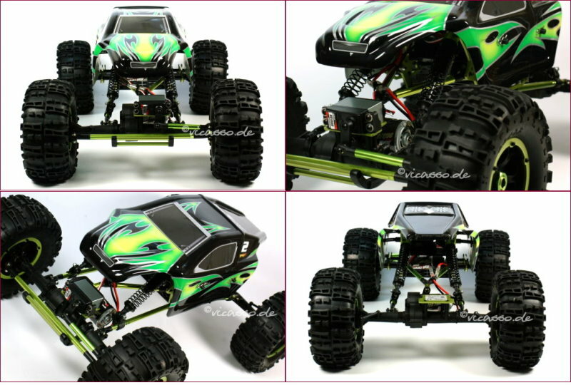 Amewi Crawler Spirit 1:8 2,4 GHz 4WD RTR 2 Motoren extrem kletterfähig ...