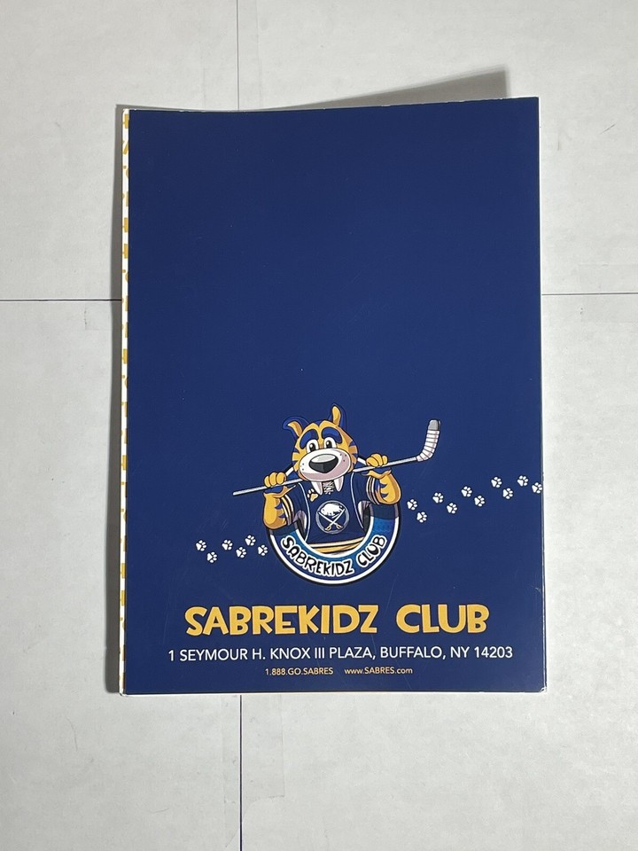 Sabretooth Mascot Signed Autographed Card Buffalo Sabres Happy Birthday ...
