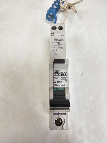 MK 32AMP RCBO 30MA B CURVE 6KA 69365 (MK423) | eBay UK