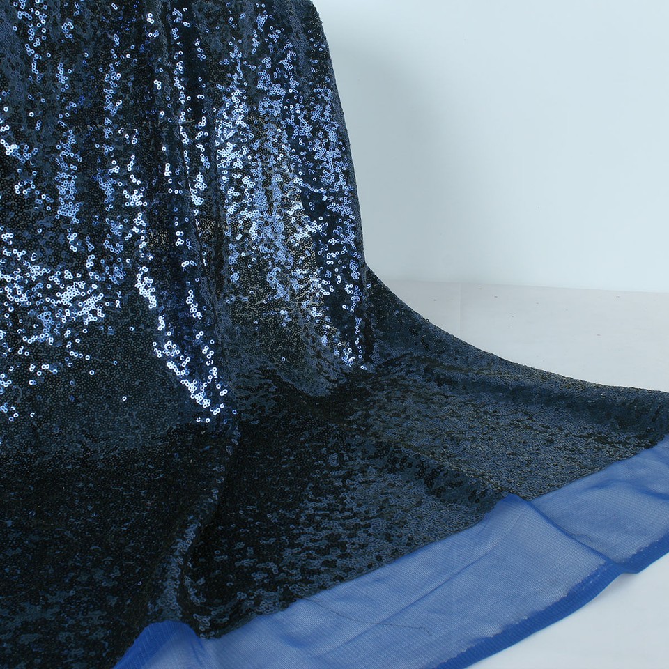 10 Yards MINI DISC SEQUIN GLITZ NYLON MESH FABRIC BACK DROP SASH ...