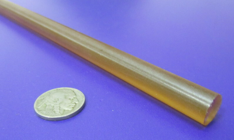 Ultem PEI Rod 1000-1000 Natural .500" (1/2") Diameter Rod x 1 Ft Long ...