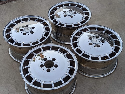 Mercedes R129 300SL EVO1 16X8 Wheel Rims Set Chrome 1294000102 OEM ...