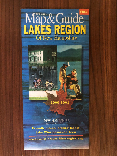 Maps & Guide Lakes Region of New Hampshire 2000-2001 Lake Winnipesaukee ...