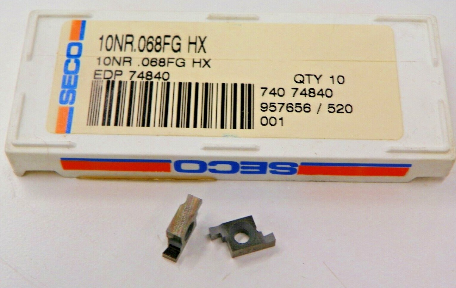 10 PIECES, SECO, 10NR .068FG HX CARBIDE INSERTS H008 | eBay
