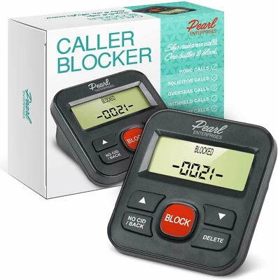 Caller ID Box for Landline Phone Number LCD Display with Call Blocker ...