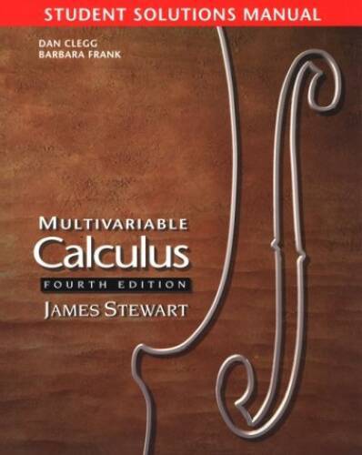 Multivariable Calculus: Stewarts Student Manual - Paperback - VERY GOOD ...