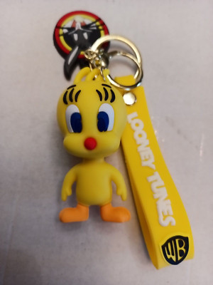 TWEETY BIRD KEYCHAIN/BAG CLIP 3D PVC (LOONEY TUNES)-NEXT DAY SHIPPING ...