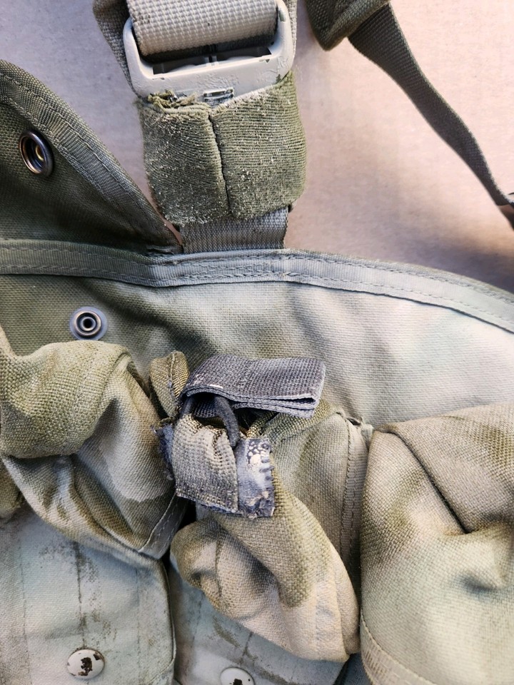 Oldschool Blackhawk! Commando Chest Rig OD Green Painted Modified SOF ...