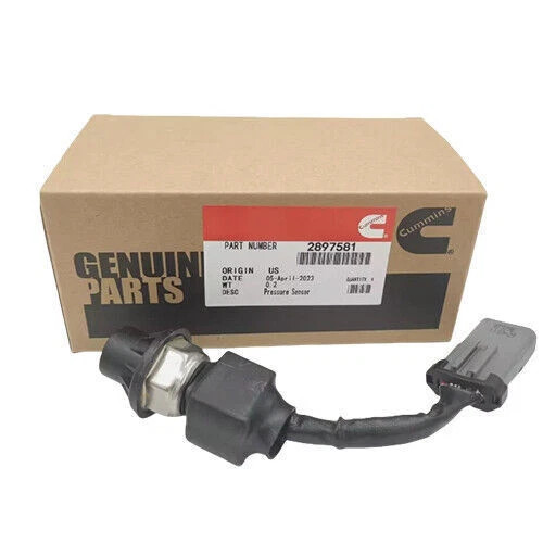 2897581 Fuel Pressure Sensor Fit for Peterbilt Cummins ISX12 ISX15 X15 ...