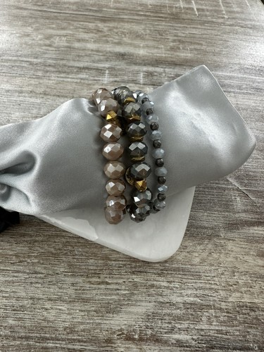 Lot Of 3 Pre-Owned Ermish Stretch Bracelets | eBay